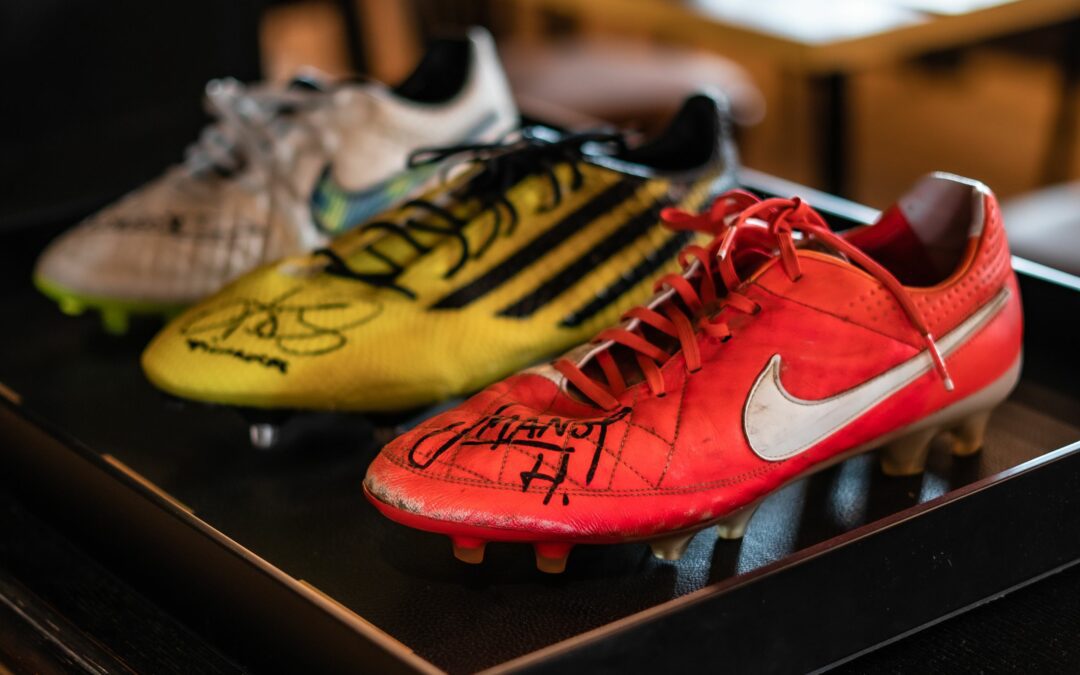 Chaussures dédicacées - Twickenham Pub Restaurant